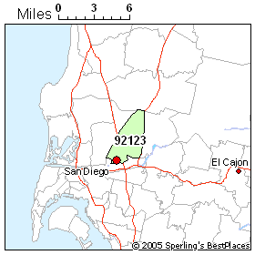Zip 92123 (San Diego, CA) Rankings