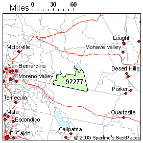 Rankings in Zip 92277 (Twentynine Palms, CA)
