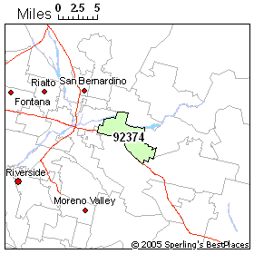 Zip 92374 (Redlands, CA) Rankings