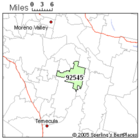 Zip 92545 (Hemet, CA) Rankings