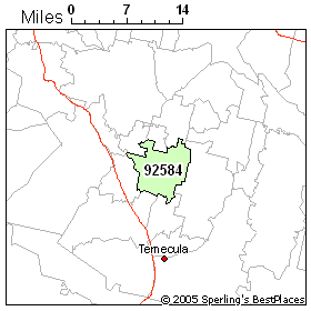 Zip 92584 (Menifee, CA) Rankings