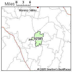 Rankings in Zip 92585 (Menifee, CA)