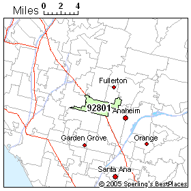 Zip 92801 (Anaheim, CA) Rankings