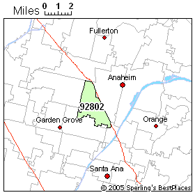 Zip Code Map Anaheim Ca - United States Map