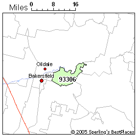 Zip Code Map Bakersfield Ca 93307