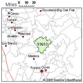 Zip 93653 (Raymond, CA) Rankings