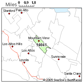 Zip 94041 (Mountain View, CA) Rankings