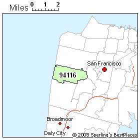 Zip 94116 (San Francisco, CA) Rankings