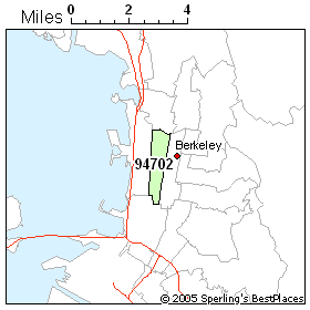 Uc Berkeley Zip Code Map - Map