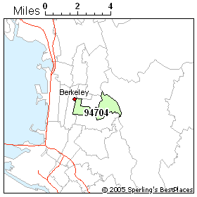 Uc Berkeley Zip Code Map - Map