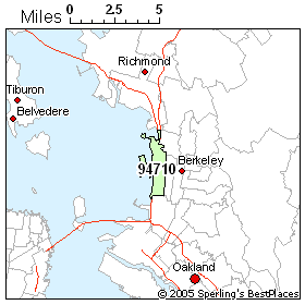 Uc Berkeley Zip Code Map - Map