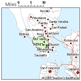 Zip 94941 (Mill Valley, CA) Rankings