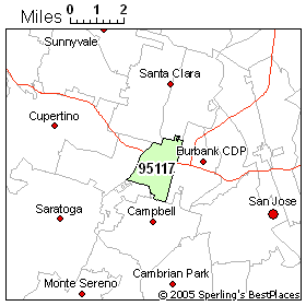 Zip 95117 (San Jose, CA) Rankings