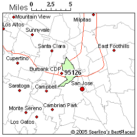 West San Jose Zip Codes