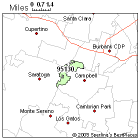 Zip Code Map San Jose Ca - Map