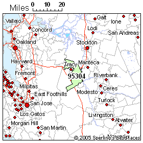 Best Place to Live in Tracy (zip 95304), California