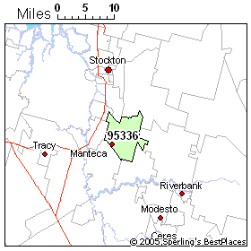 Manteca Ca Zip Code Map - United States Map