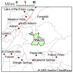 Best Place to Live in Garden Valley (zip 95633), California