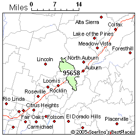 Zip 95658 (Newcastle, CA) Rankings