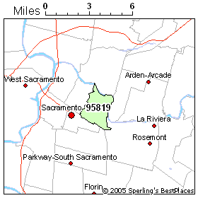Zip 95819 (Sacramento, CA) Rankings