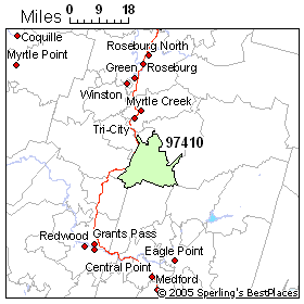 Zip 97410 (Azalea, OR) Rankings