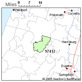 Zip 97412 (Blachly, OR) Rankings