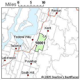 Auburn Wa Zip Code Map - Map