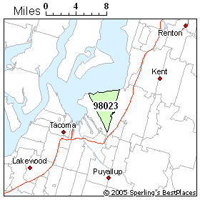 Federal Way Wa Zip Code Map - United States Map
