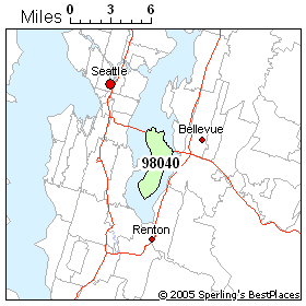 Zip 98040 (Mercer Island, WA) Rankings