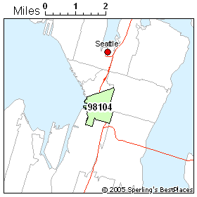 Seattle Area Zip Code Map - Map