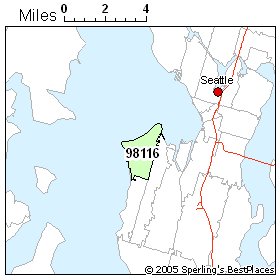 Seattle Area Zip Code Map - Map