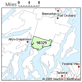 Rankings in Zip 98329 (Wauna, WA)