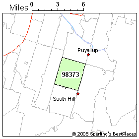 Puyallup Washington Zip Code Map