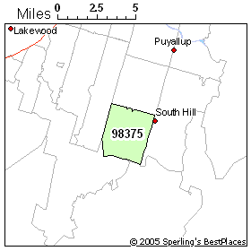 Puyallup Washington Zip Code Map