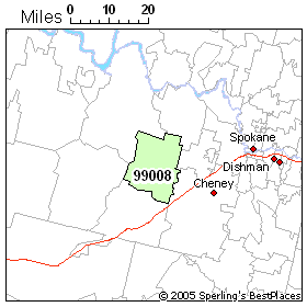 Rankings in Zip 99008 (Edwall, WA)