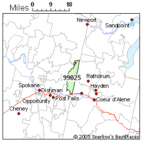 Zip 99025 (Newman Lake, WA) Rankings