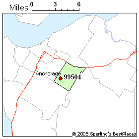 Anchorage Ak Zip Code Map - Map