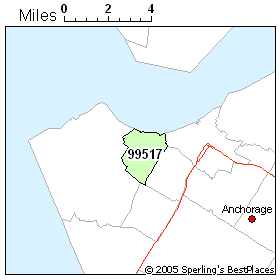 Anchorage Ak Zip Code Map - Map