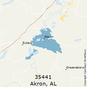 Akron (zip 35441), AL
