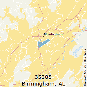 Birmingham (zip 35205), AL