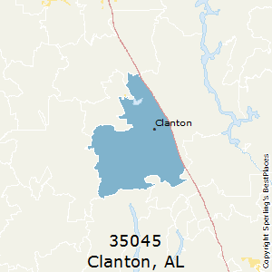 Clanton (zip 35045), AL
