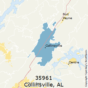 Collinsville (zip 35961), AL