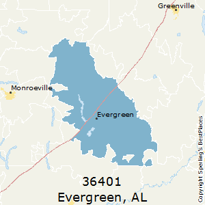 Evergreen (zip 36401), AL