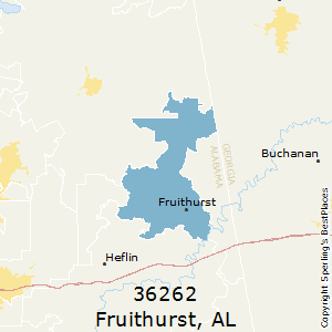 Fruithurst (zip 36262), AL
