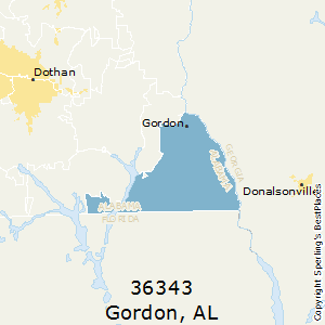 Gordon (zip 36343), AL