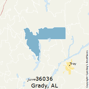 Grady (zip 36036), AL