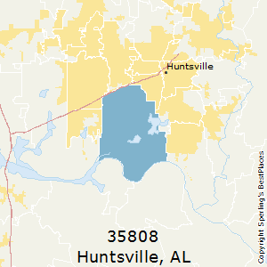 Huntsville Zip Code Map