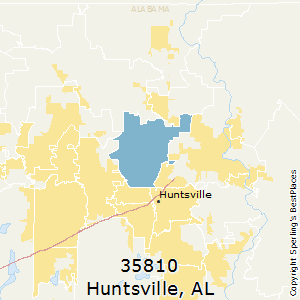 Huntsville (zip 35810), AL