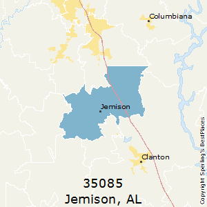 Jemison (zip 35085), AL