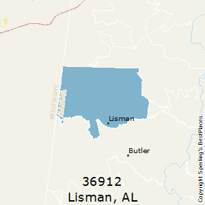 Lisman (zip 36912), AL